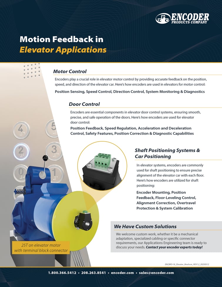 Encoder for the Elevator Industry | Encoders for Elevator Industry