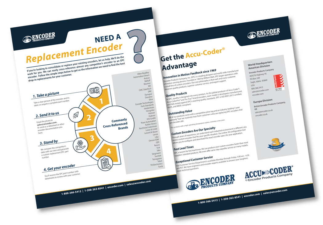 Cross Reference Encoders | Replace Encoder Motors | Encoders Online