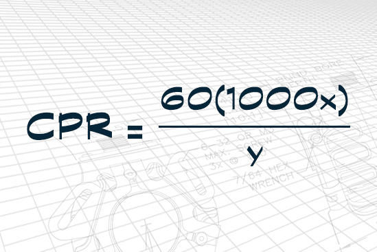CPR & RPM Frequency Calculator | How To Calculate RPM