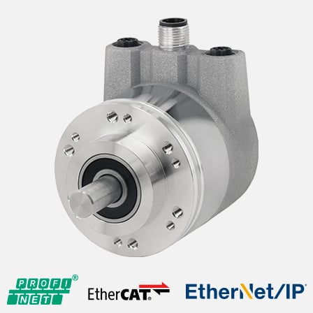 Model A58SE Multi-Turn 58 mm Ethernet Absolute Shaft Encoder